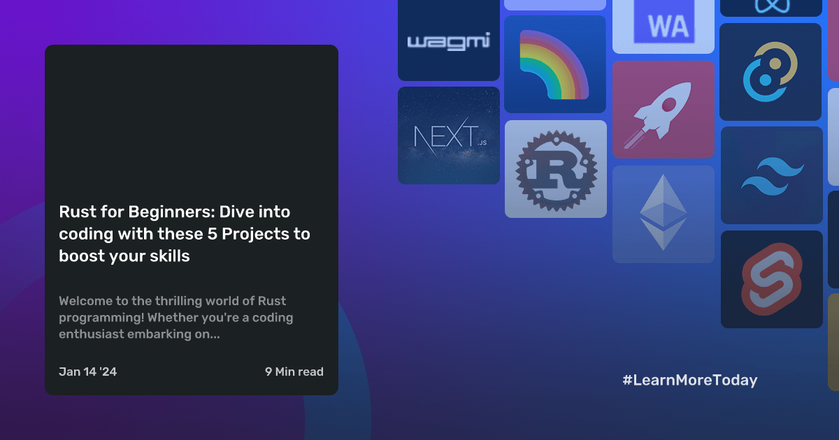 Rust For Beginners Dive Into Coding With These 5 Projects To Boost